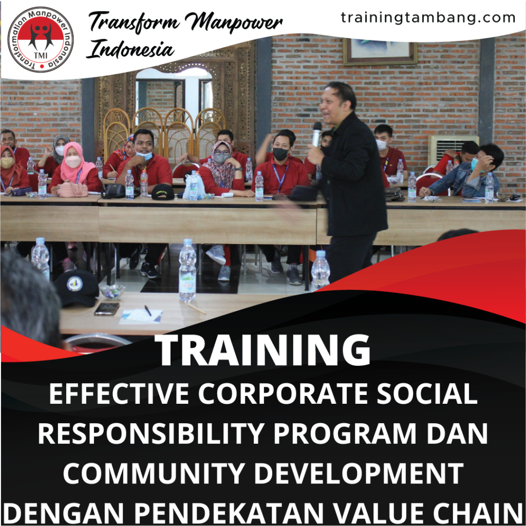 TRAINING EFFECTIVE CORPORATE SOCIAL RESPONSIBILITY PROGRAM